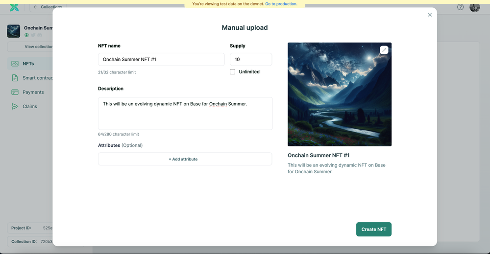 How to Build Dynamic NFTs on Base for Onchain Summer?