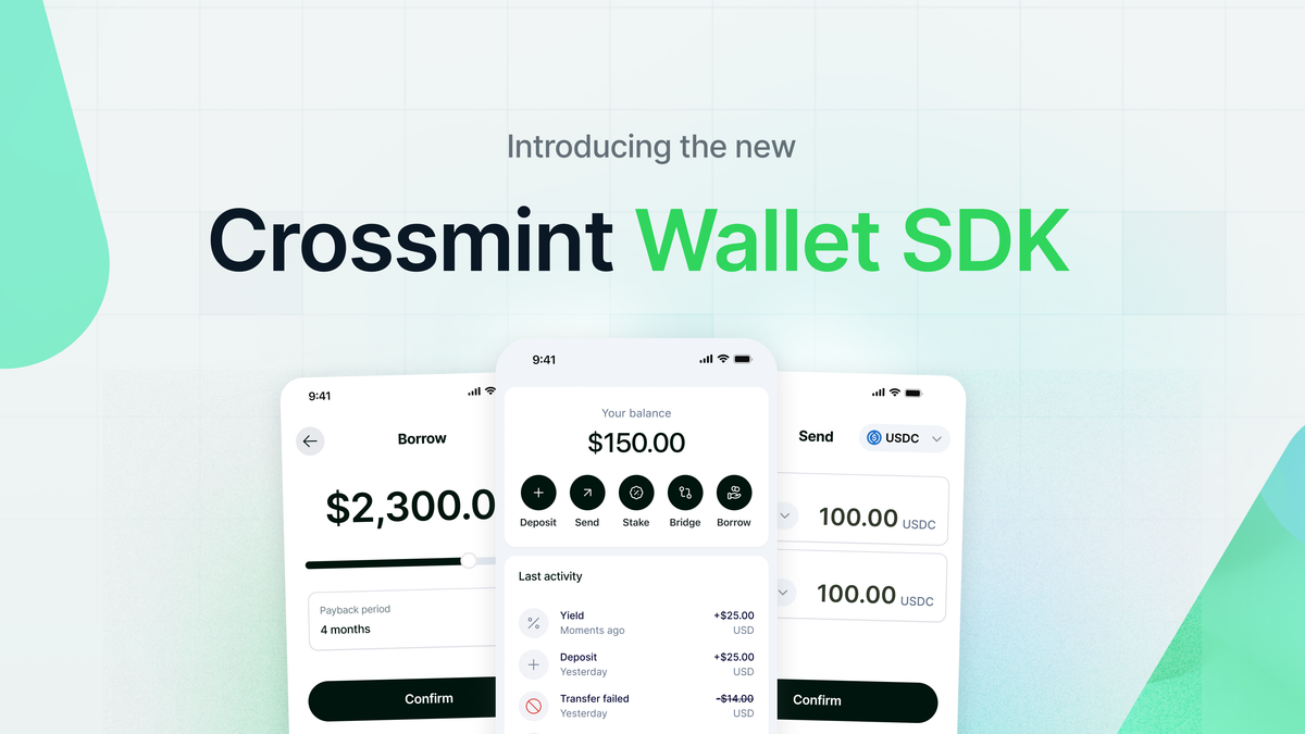 Introducing the New Crossmint Wallet SDK