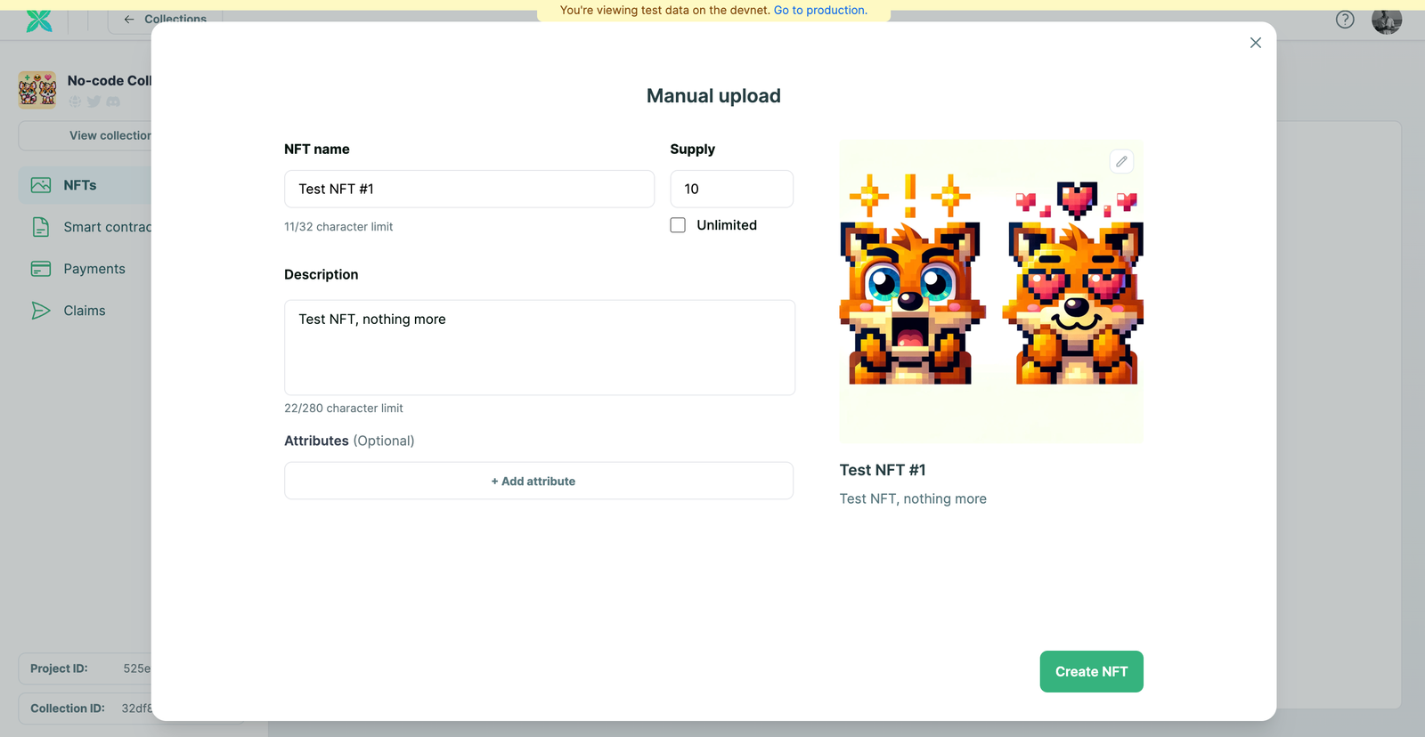 How to Create an NFT Collection and Mint NFTs with No-code